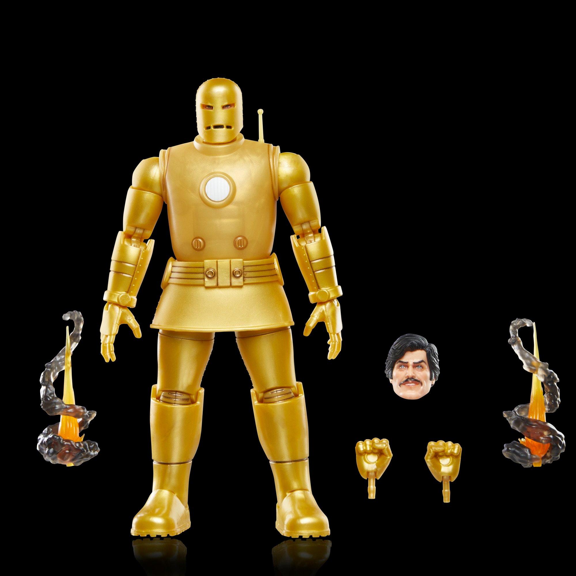 Marvel Legends Series Iron Man (Model 01 - Gold) - Hasbro Pulse